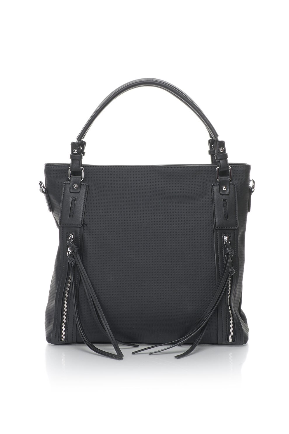 ZEE LANE, Чанта с перфорации, Черен - eMAG.bg