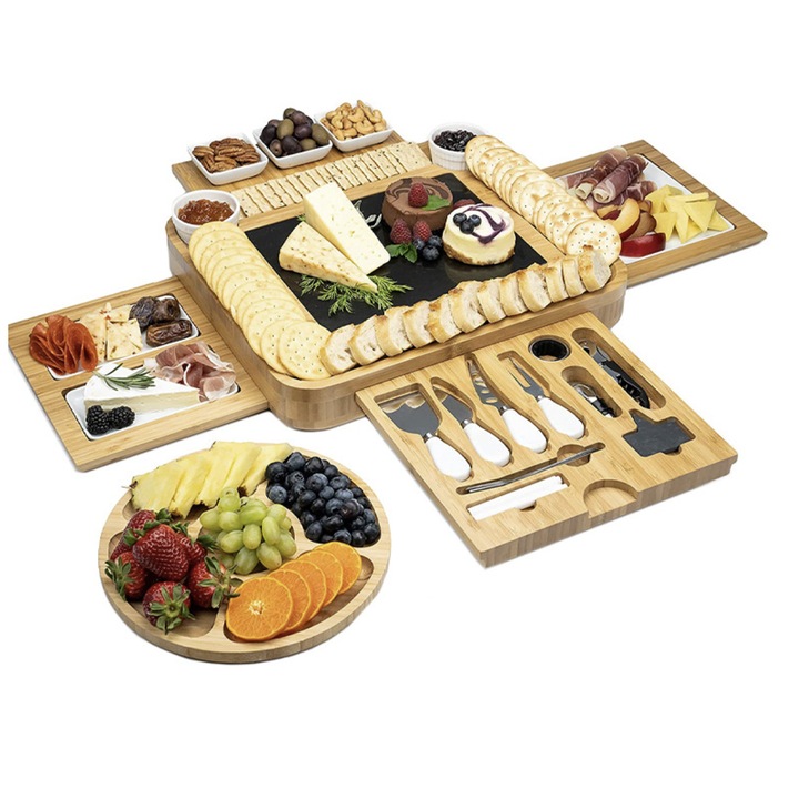 Set pentru Servire Aperitive si Branzeturi, 20 Piese - eMAG.ro