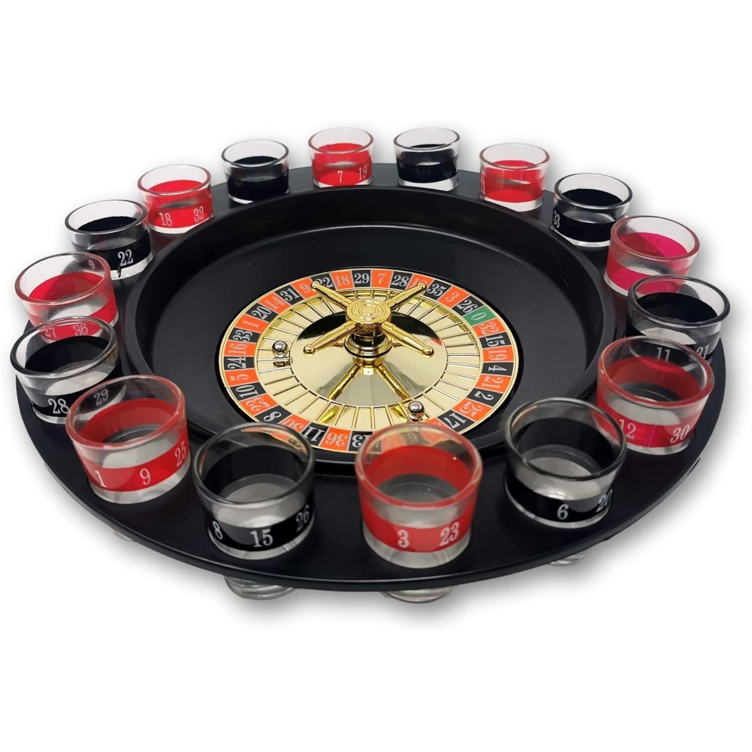 Joc de Adulti Ruleta cu Pahare de Shot-uri, 2-8 jucatori, +18 ani ...
