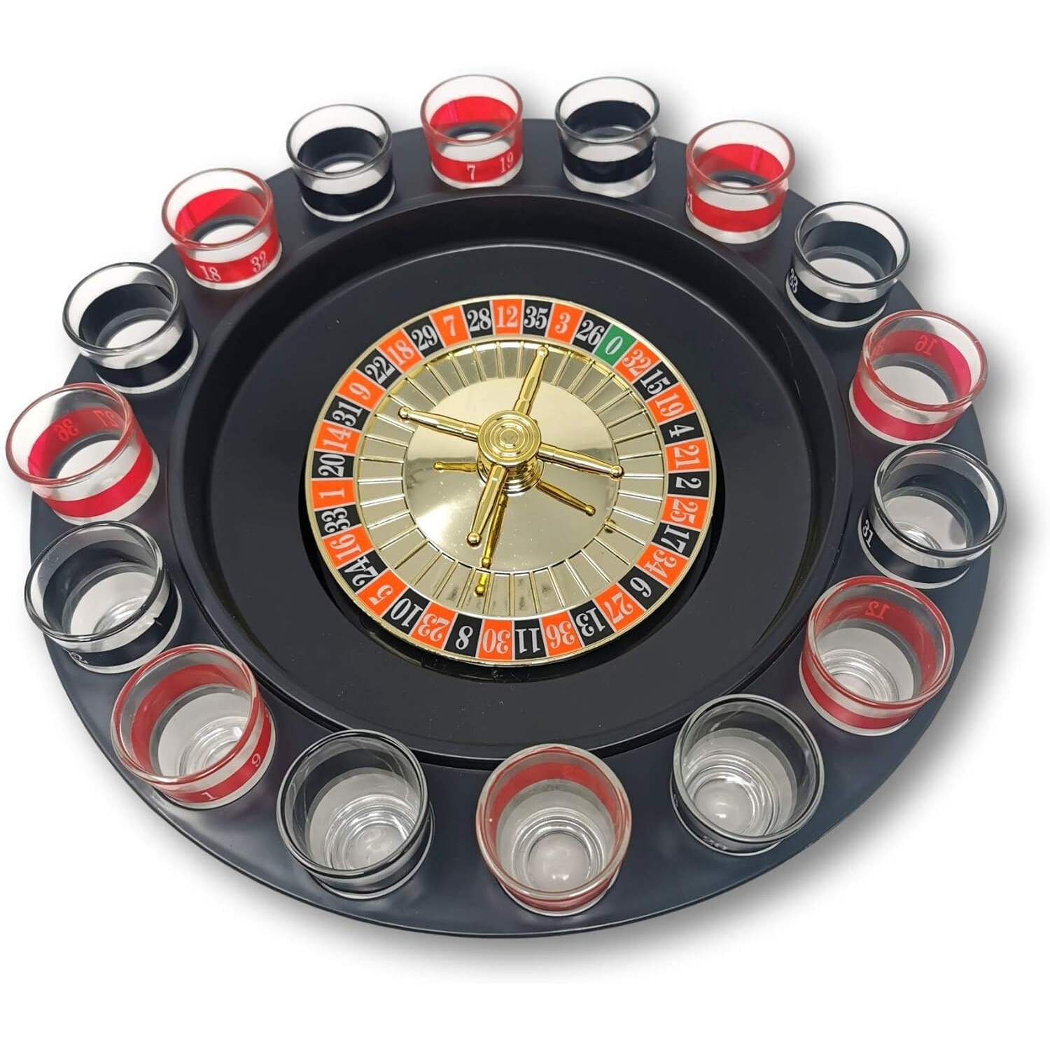 Joc de Adulti Ruleta cu Pahare de Shot-uri, 2-8 jucatori, +18 ani ...