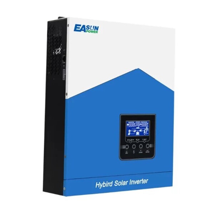 Kit solar fotovoltaic off grid invertor hibrid putere continua 2.2 KW ...