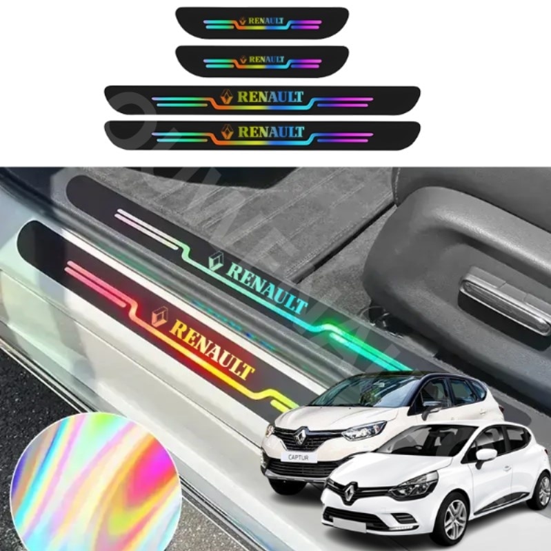 Set 4 Renault Laser Banda de Protectii praguri usi auto, pentru Reanult ...