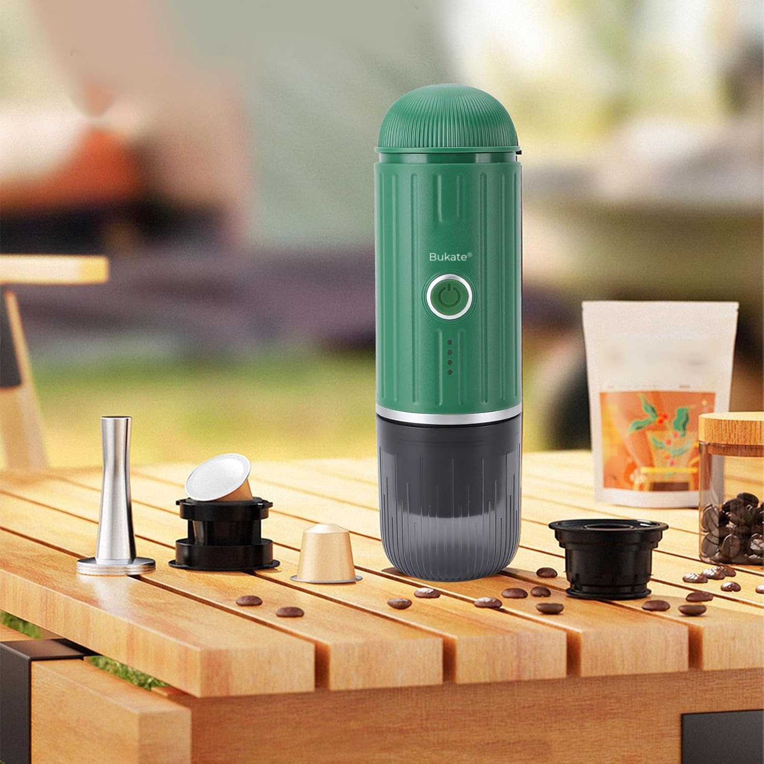 Espressor Manual si Portabil 2 in 1 - Aparat de Cafea pentru Capsule si ...