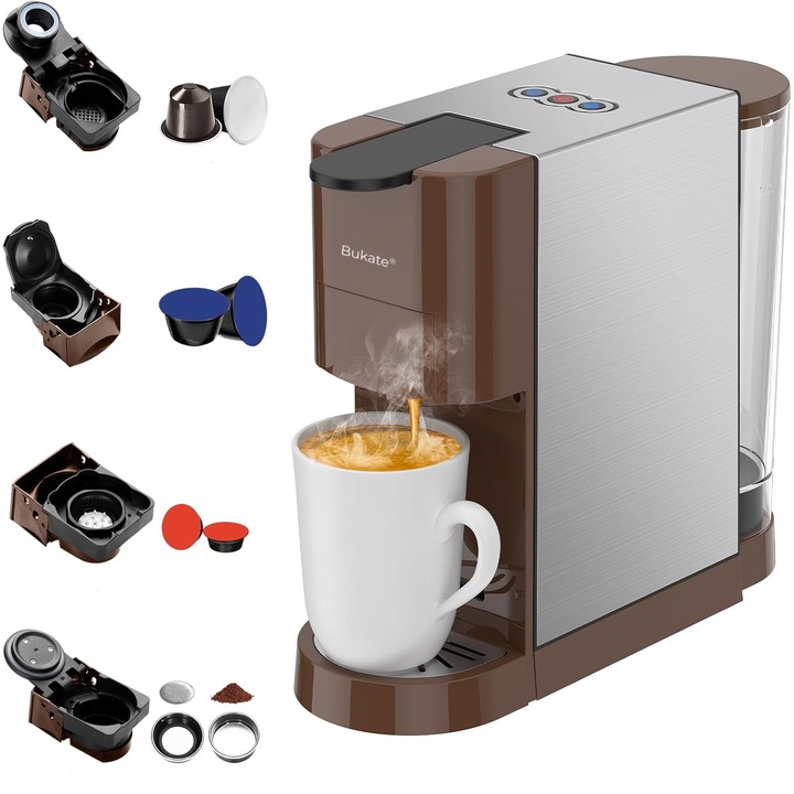 Espressor Multifunctional Manual 4 in 1 – Aparat de Cafea Compatibil cu ...