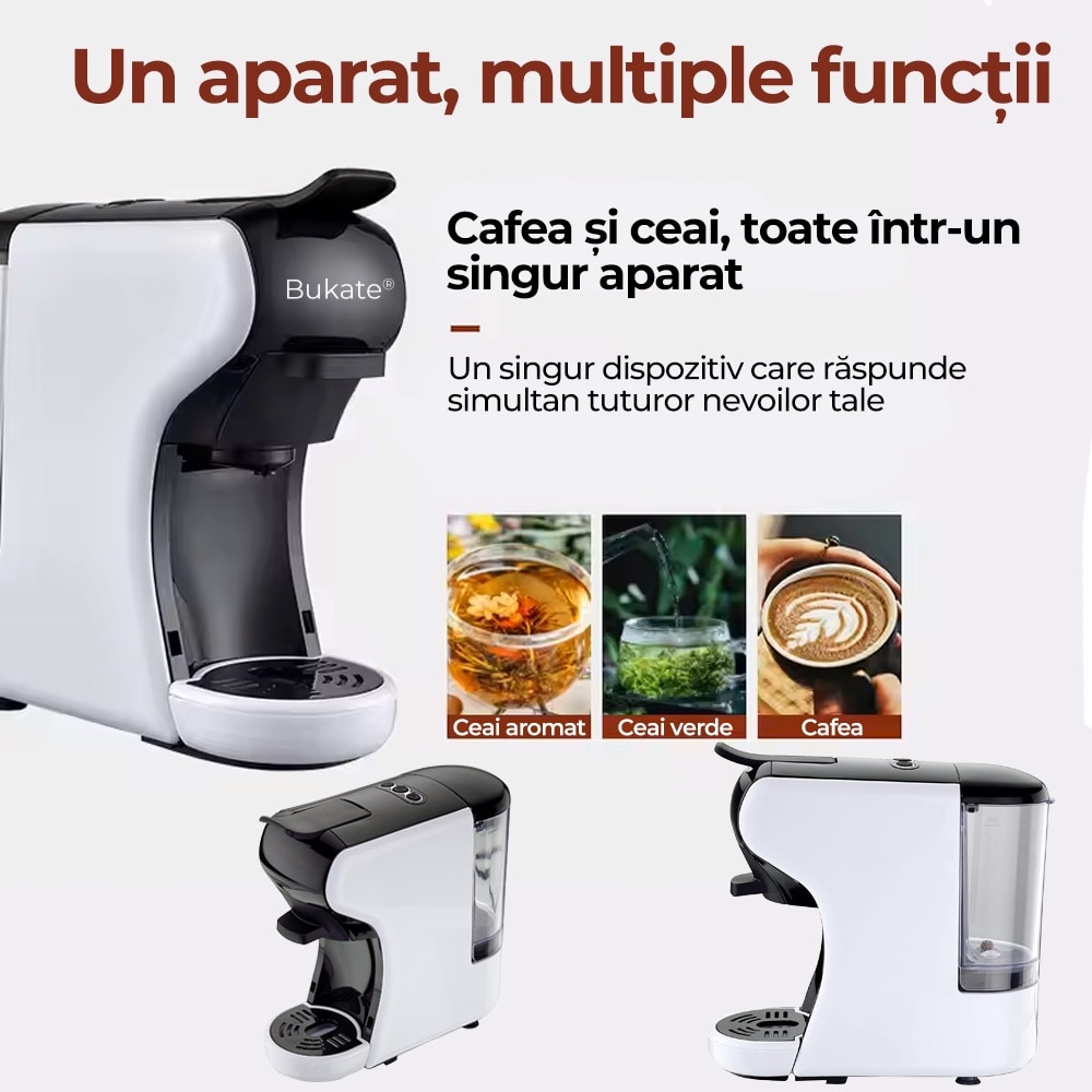 Espressor Multifunctional 5 in 1 Bukate® - Aparat de Cafea pentru ...