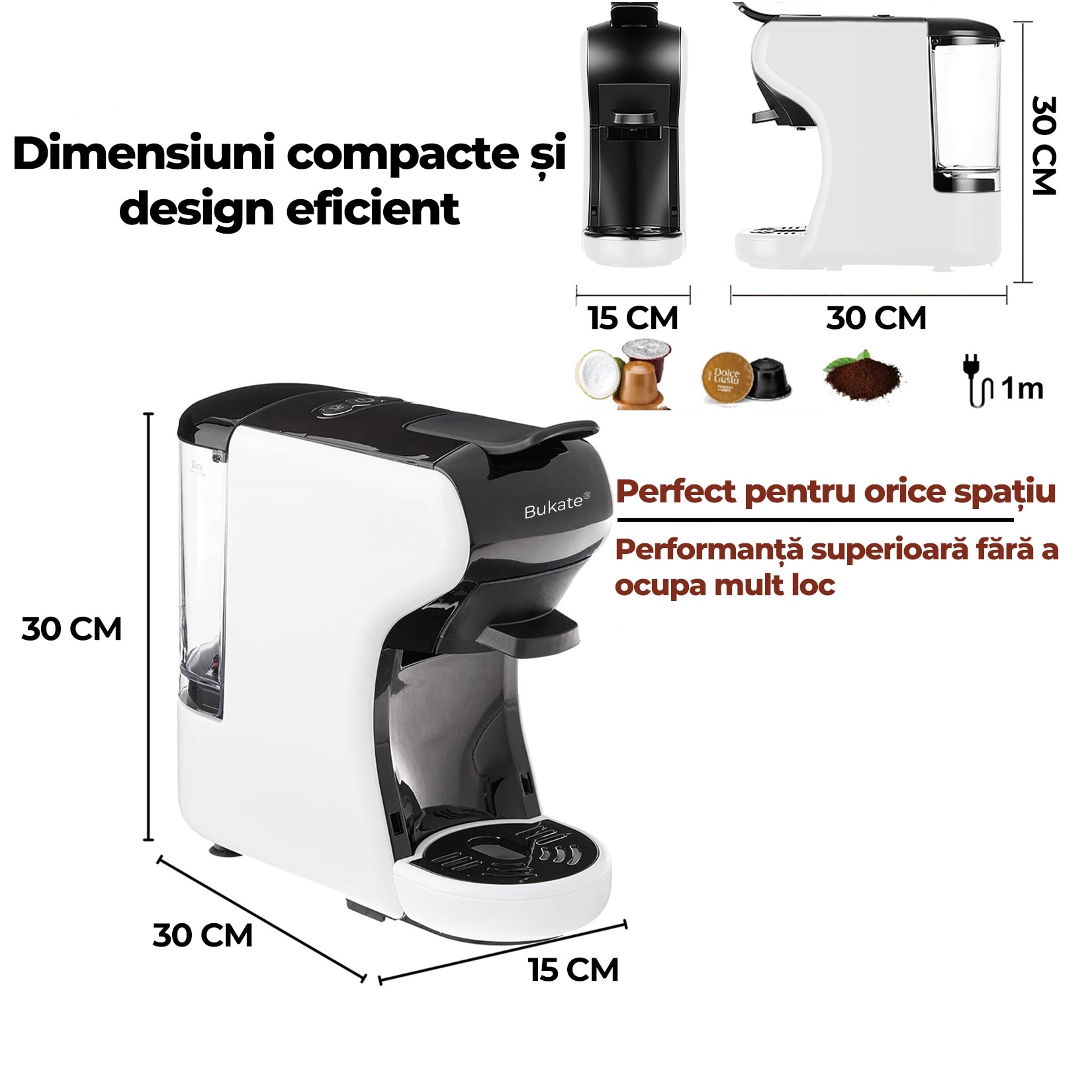 Espressor Multifunctional 5 in 1 - Aparat de Cafea pentru Capsule ...