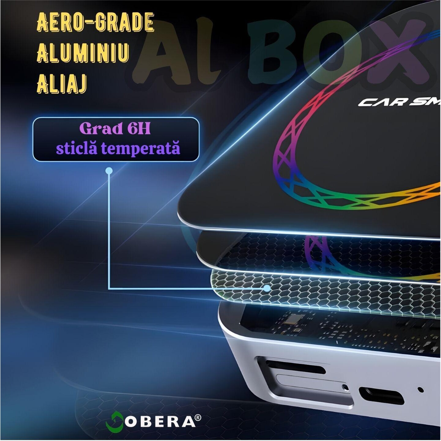 Adaptor auto Wireless CarPlay & Android Auto, AI Box Android 13 goBERA ...