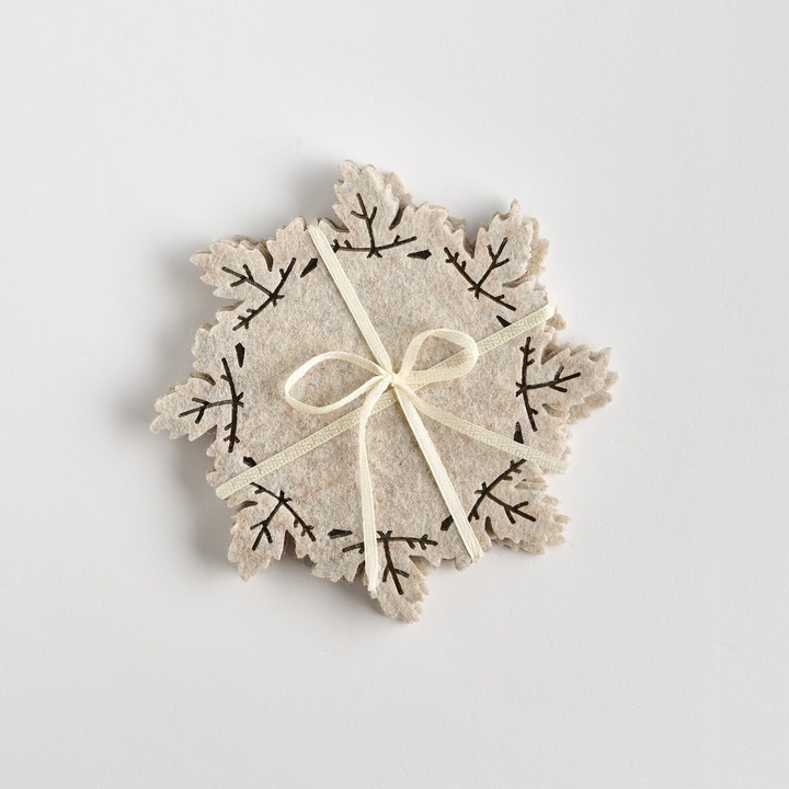 Set suporti pahare naira, bej - eMAG.ro