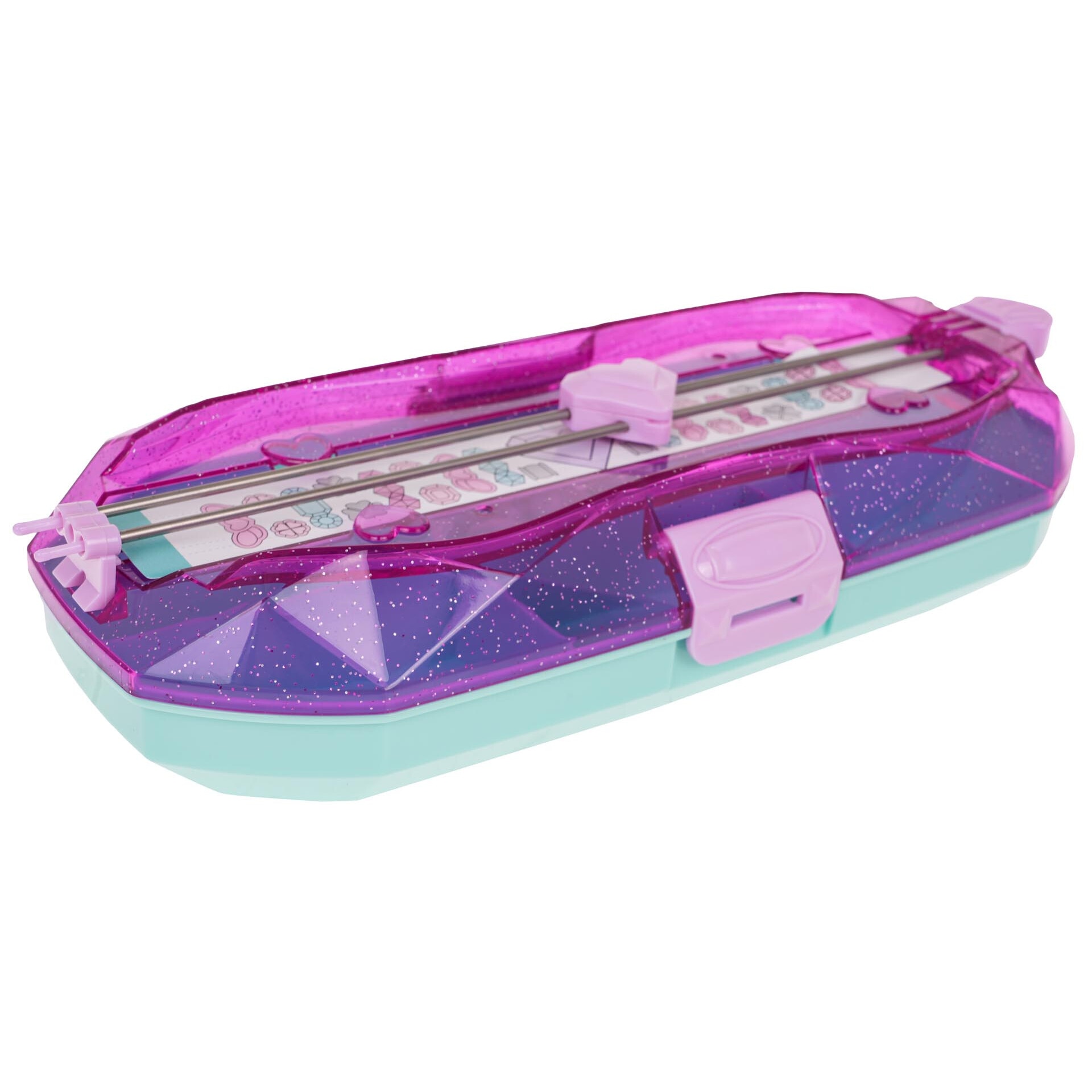 Set de bratari pentru copii, 400 de margele colorate, 15 modele, 28x11 ...