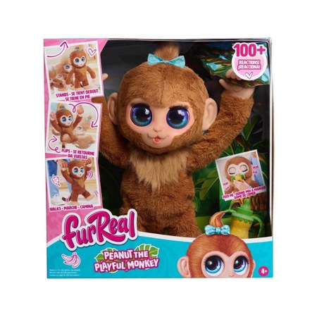 Plus Furreal Peanut The Playful Monkey 40cm (272-28113) - eMAG.ro