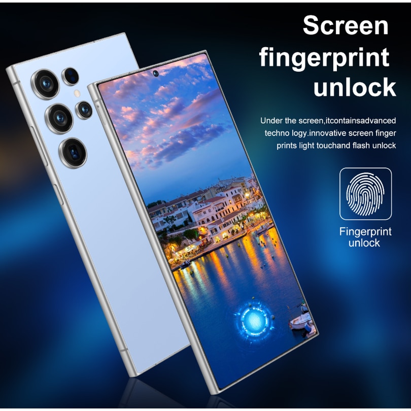 Telefon mobil Lemon Home Android 14, S24 Ultra, 128GB, 8GB RAM, 6.8 ...