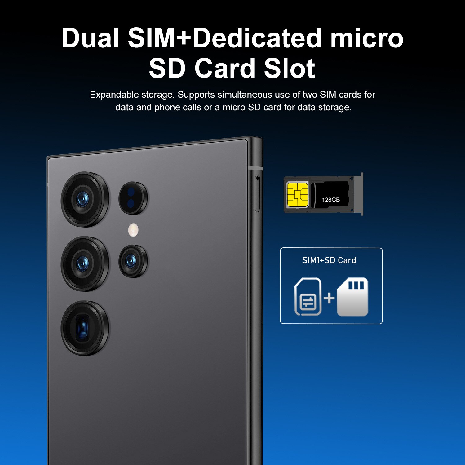 Telefon mobil Lemon Home Android 14, S24 Ultra, 128GB, 8GB RAM, 6.8 ...