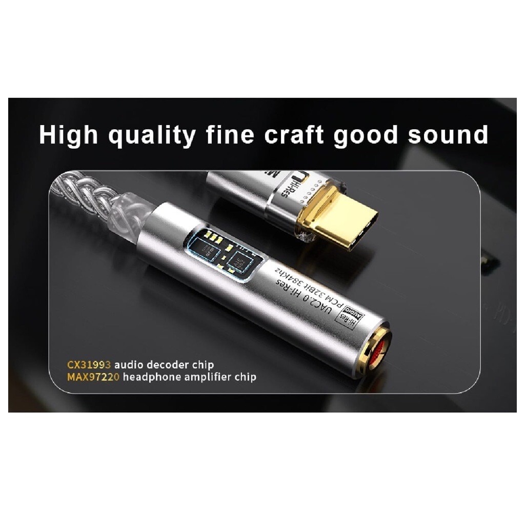 Професионален аудио адаптер Muller за телефон, SB Type C - Jack 3.5 mm ...