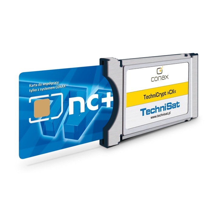 Pachet TV HD, TechniSat, modul CI TechniCrypt CX, card abonent, SMART ...