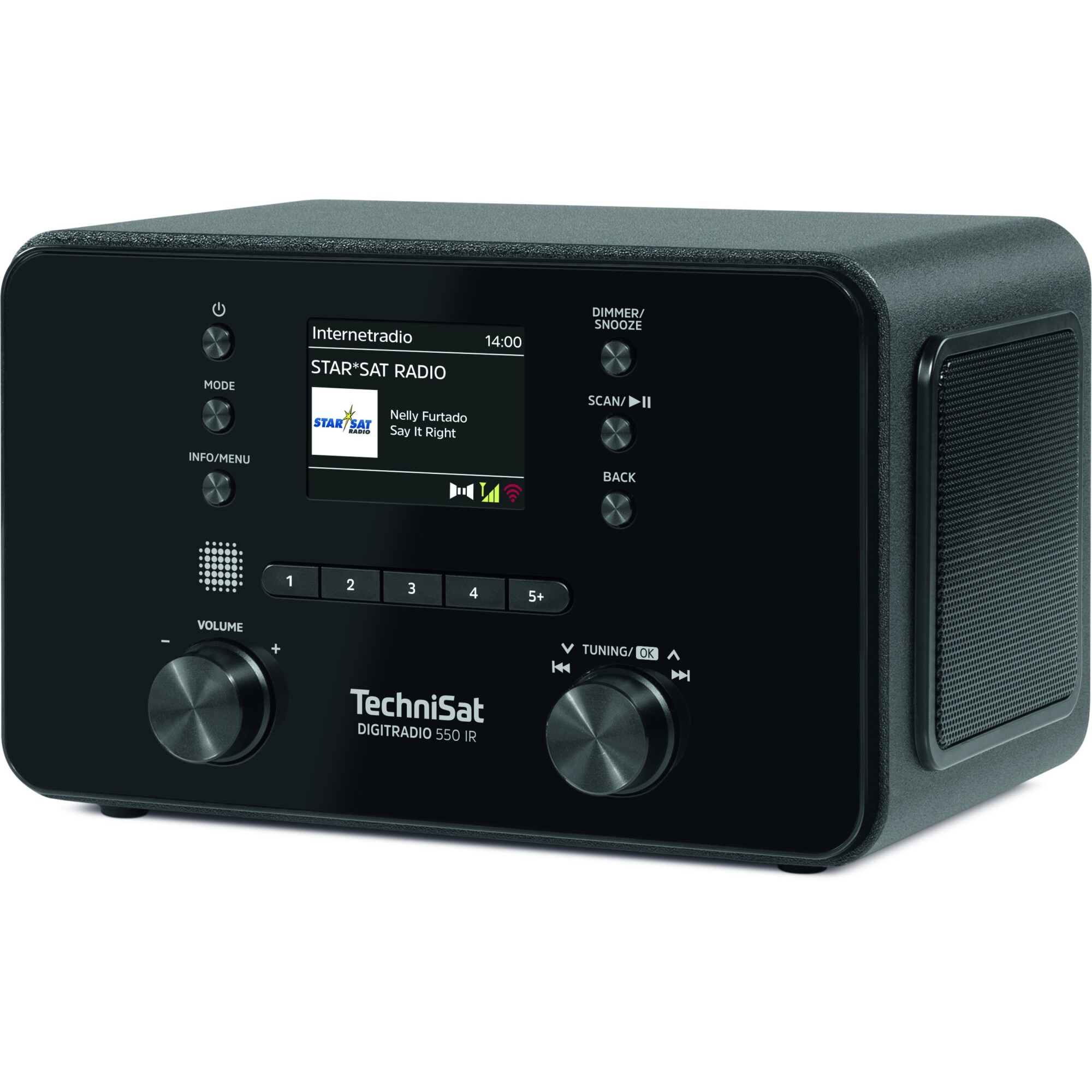 Radio portabil TechniSat DIGITRADIO 550 IR, DAB+, Bluetooth, 2x5W ...