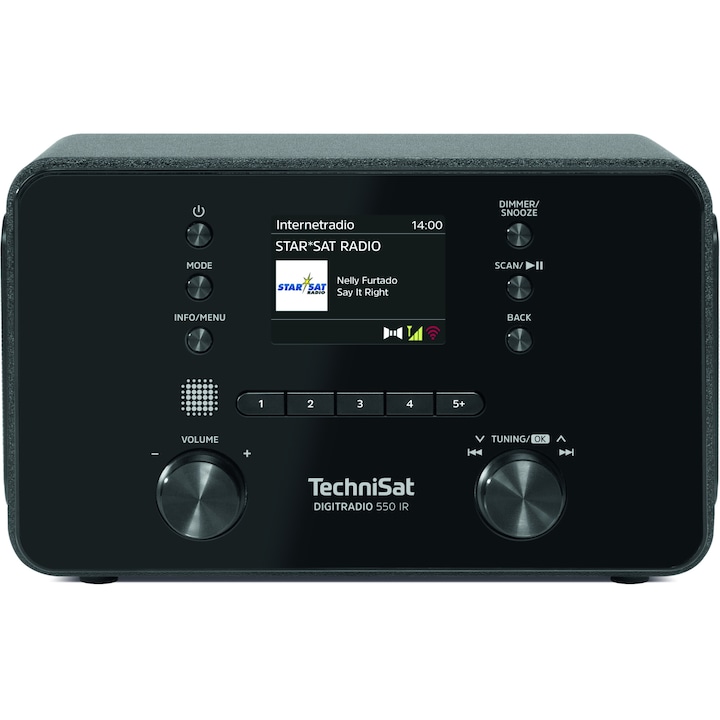 Radio portabil TechniSat DIGITRADIO 550 IR, DAB+, Bluetooth, 2x5W ...