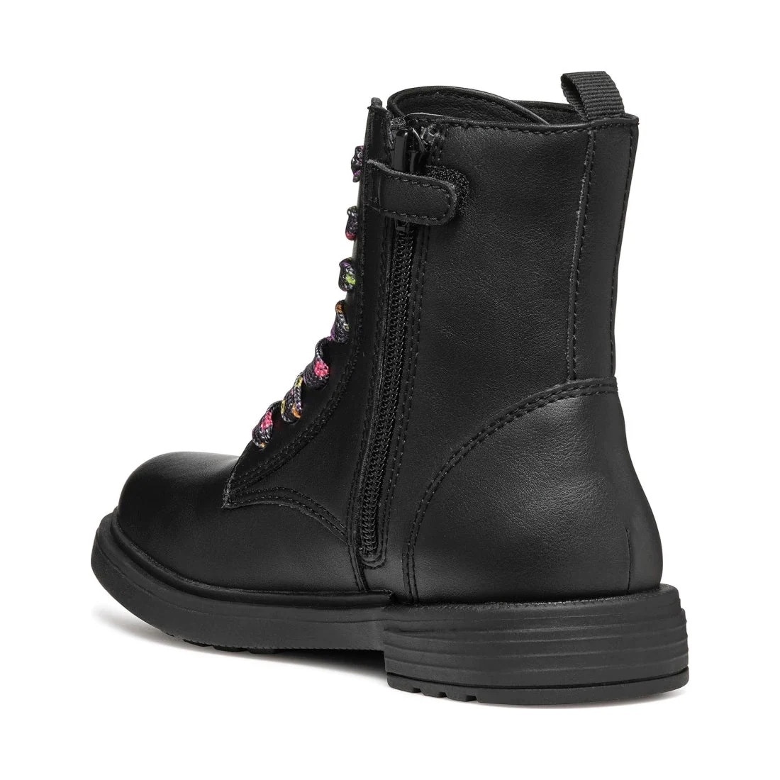 Ghete fete Geox, casual, poliuretan, negru, 33 EU - eMAG.ro