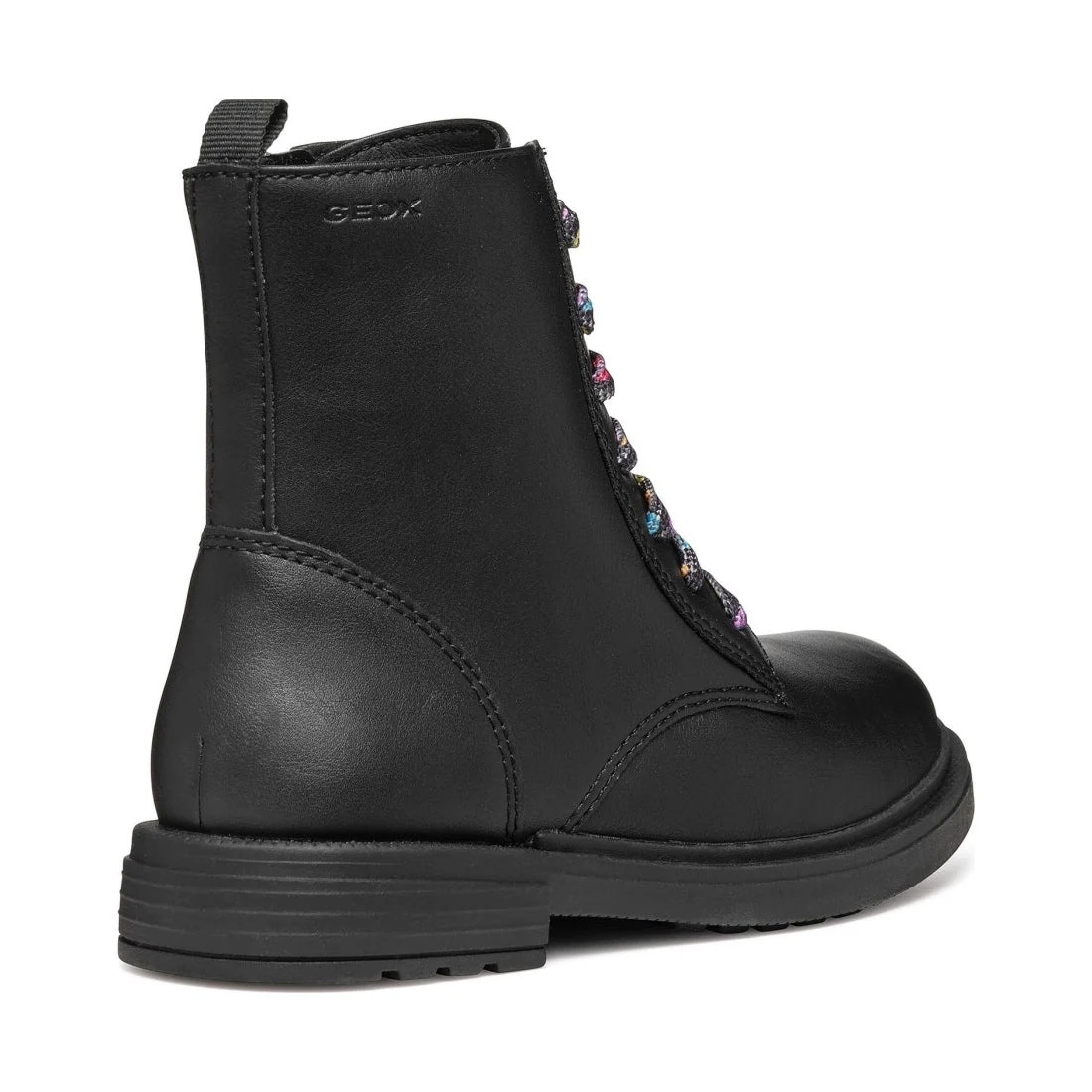 Ghete fete Geox, casual, poliuretan, negru, 33 EU - eMAG.ro