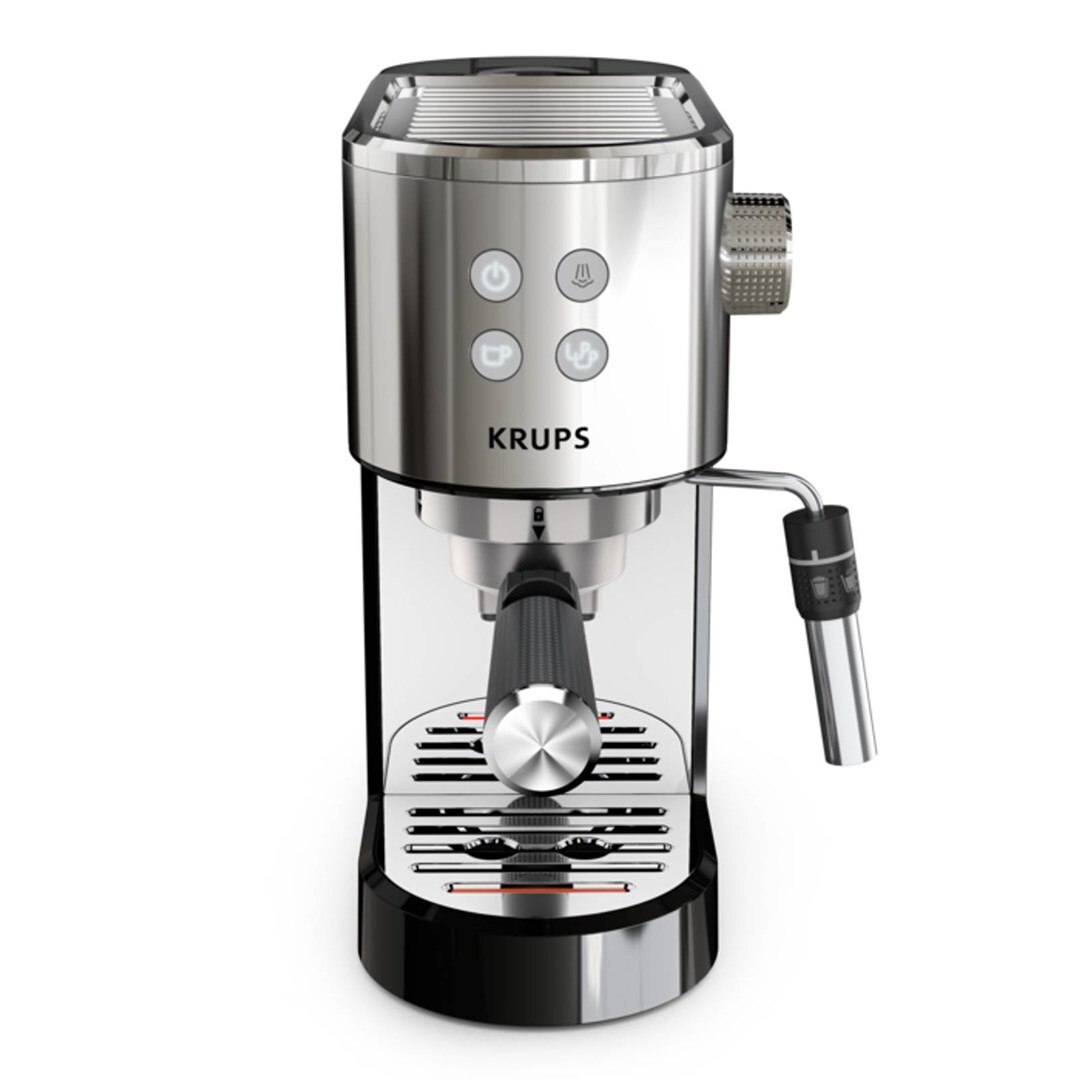 Aparat de cafea, Krups, XP444C10 ESP, PUMP VIRTUOSO+ SS EU, negru - eMAG.ro