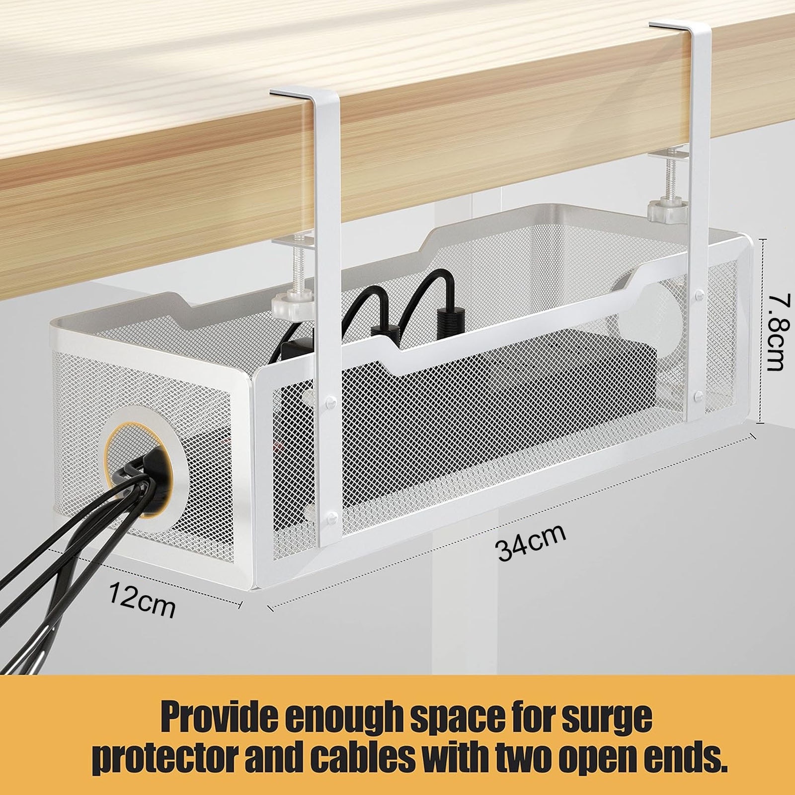 Tava de gestionare a cablurilor sub birou, SINBINTA, Organizator de ...