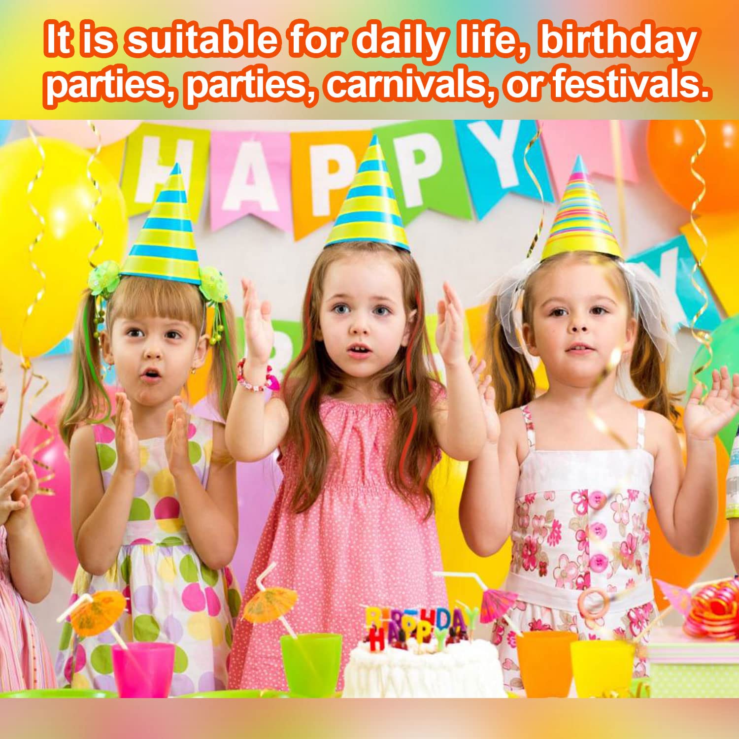 Pachet de 30 de suvite de par colorate cu agrafe de par, atasamente ...