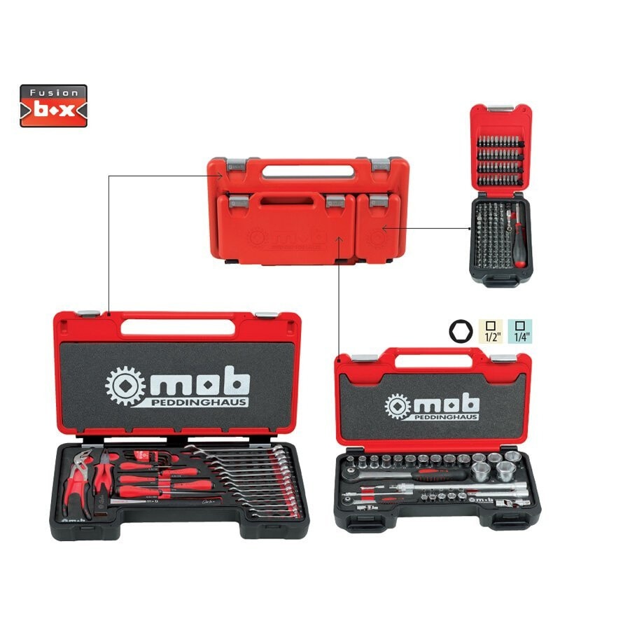 Trusa MOB Fusion Box PRO 179, 179 scule - eMAG.ro