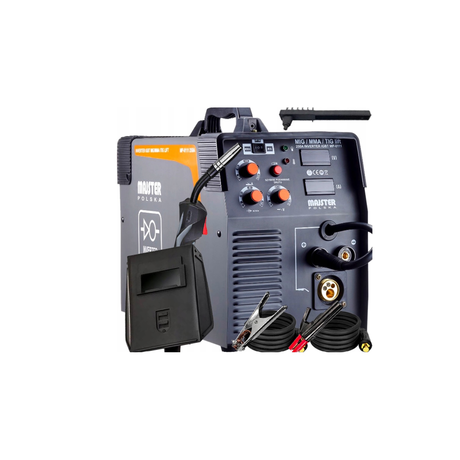 Aparat de sudura tip invertor MIG MAG MMA TIG FLUX, 250 A, Majster ...