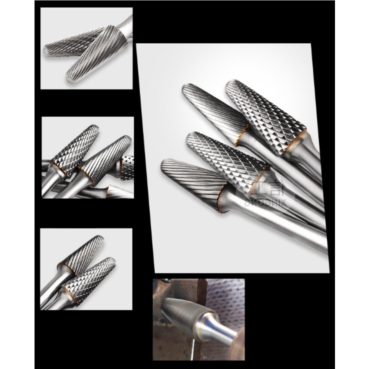 Freza metal 12x28x6x72mm, Cap de slefuire dur, din aliaj, rotativ ...