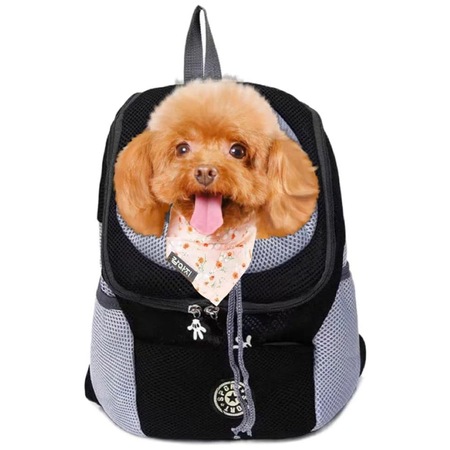 Rucsac transport animale cu hublou panoramic transparent si buzunar ...