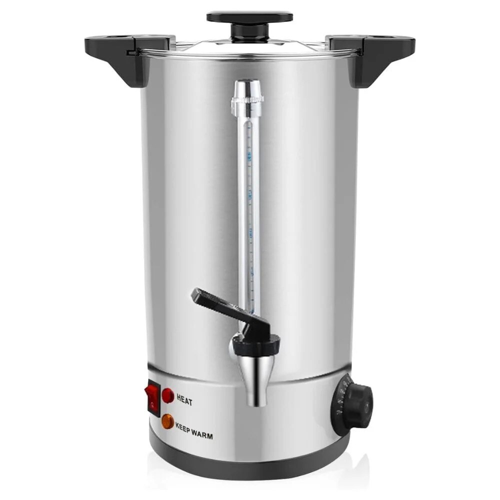 Fierbator vin/ceai, 12 Litri, pereti dublii, termostat reglabil, 1,8 kW ...