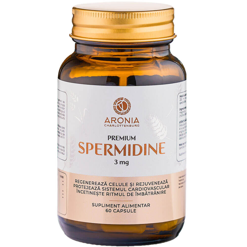 Premium Spermidine la 3mg — 60 capsule cu Spermidina, o molecula ...
