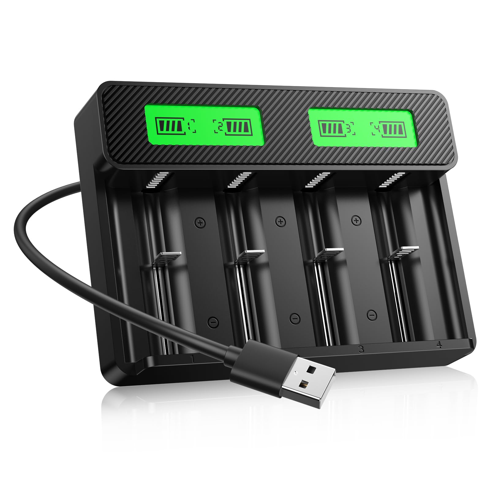 Incarcator multifunctional pentru 4 acumulatori HiQuick, incarca ...