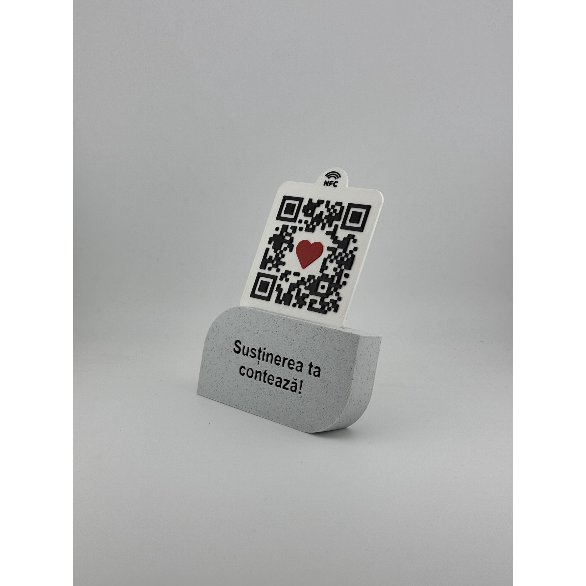Suport recenzii card Google/Facebook/Instagram, cod QR si NFC, Scanare ...