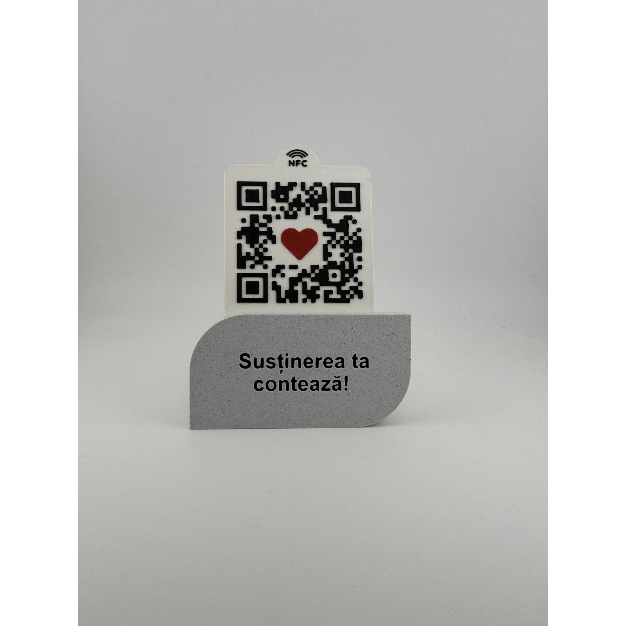 Suport recenzii card Google/Facebook/Instagram, cod QR si NFC, Scanare ...