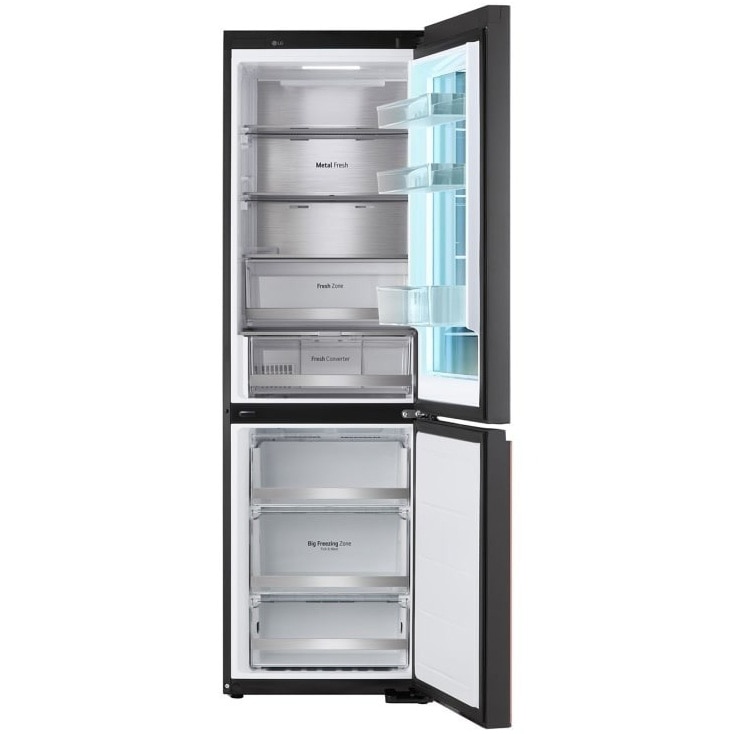 Combina frigorifica LG GBG719MDNN, 352 l, No Frost, InstaView MoodUP ...