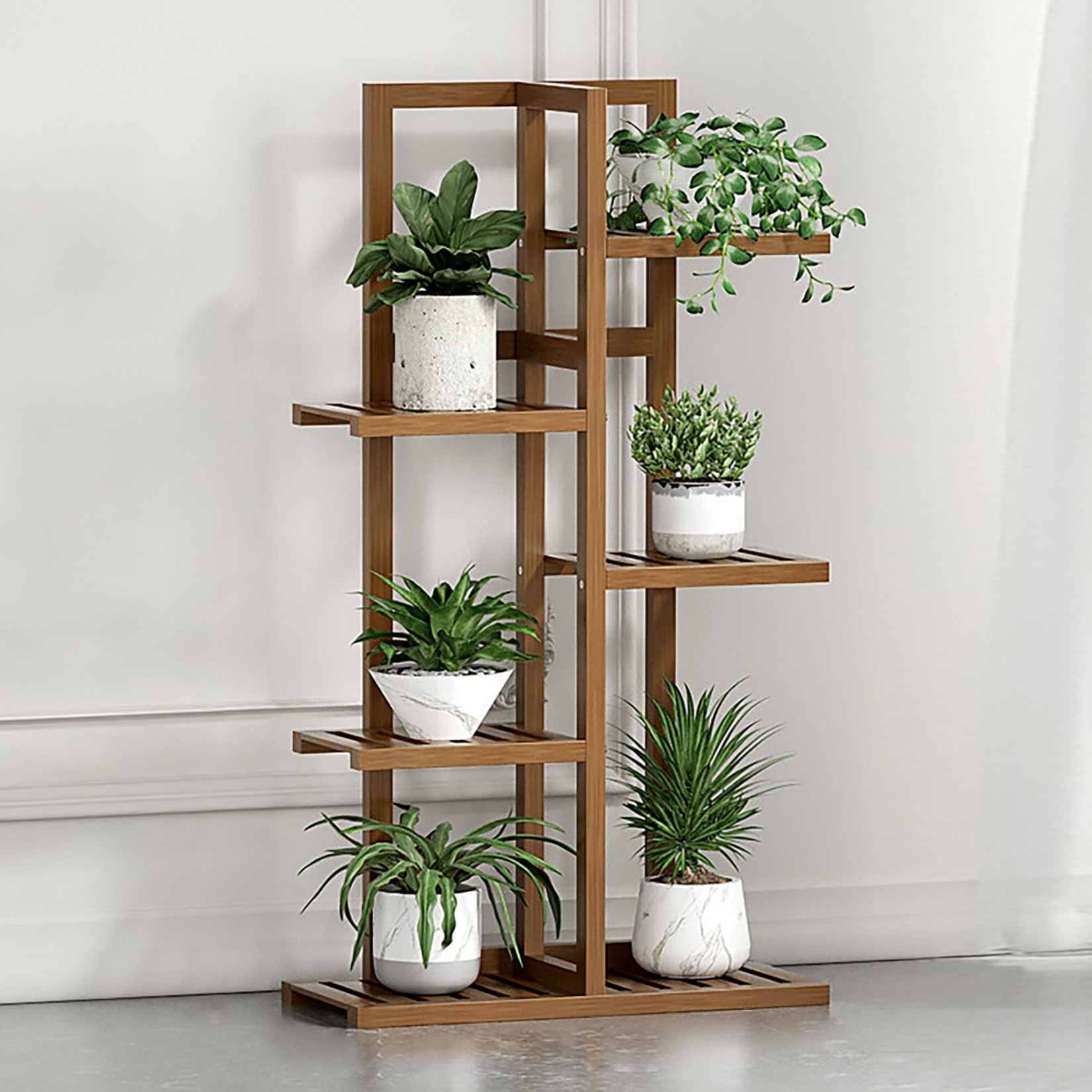 Suport pentru plante Wacorresi, Stand de flori cu 5 niveluri, din ...