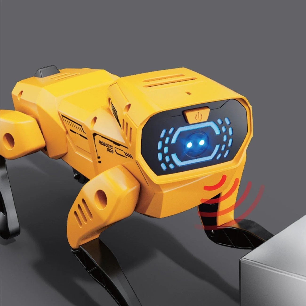 Robot caine interactiv cu telecomanda, functii de patrulare si paza ...