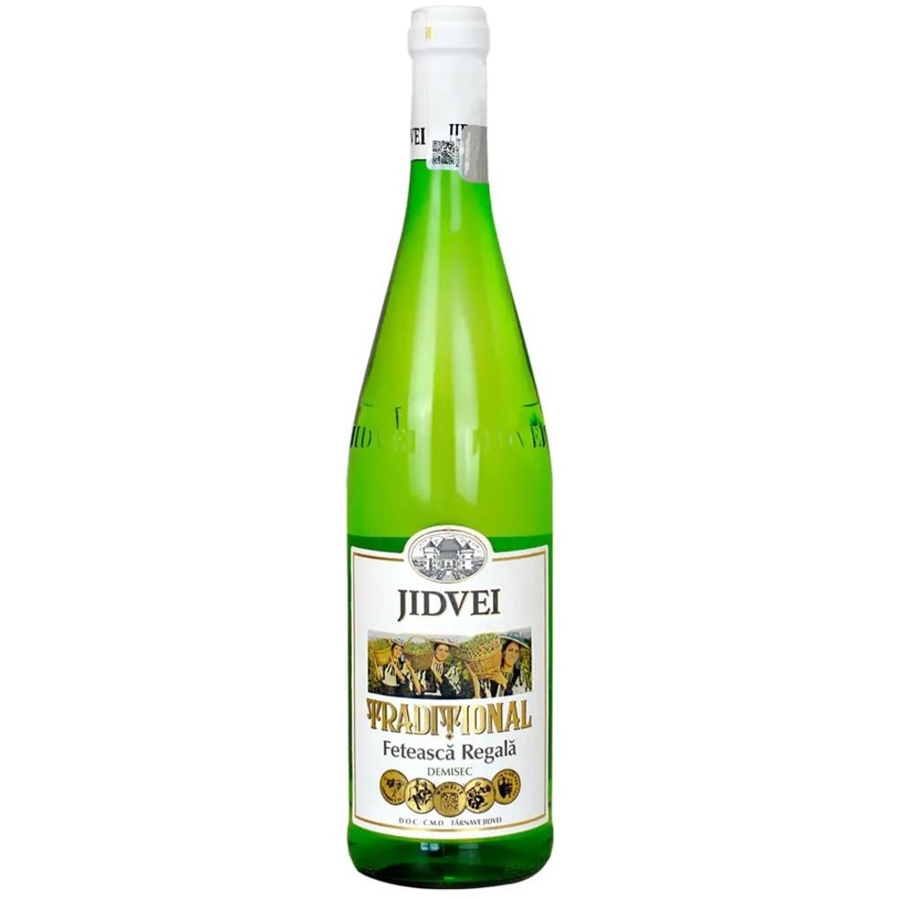 Vin Alb Jidvei Traditional, Feteasca Regala, Demisec, 0.75 l - eMAG.ro
