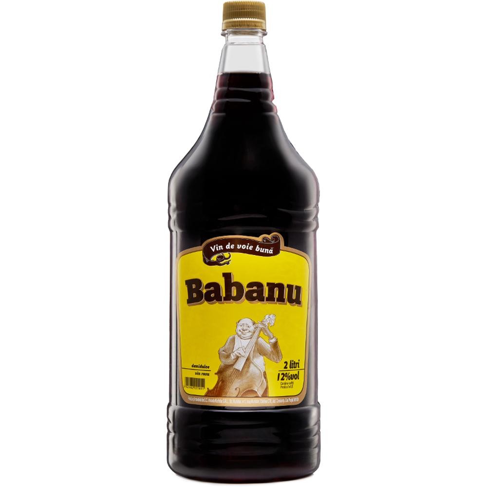 Vin Rosu Babanu, Demidulce, 2 l - eMAG.ro