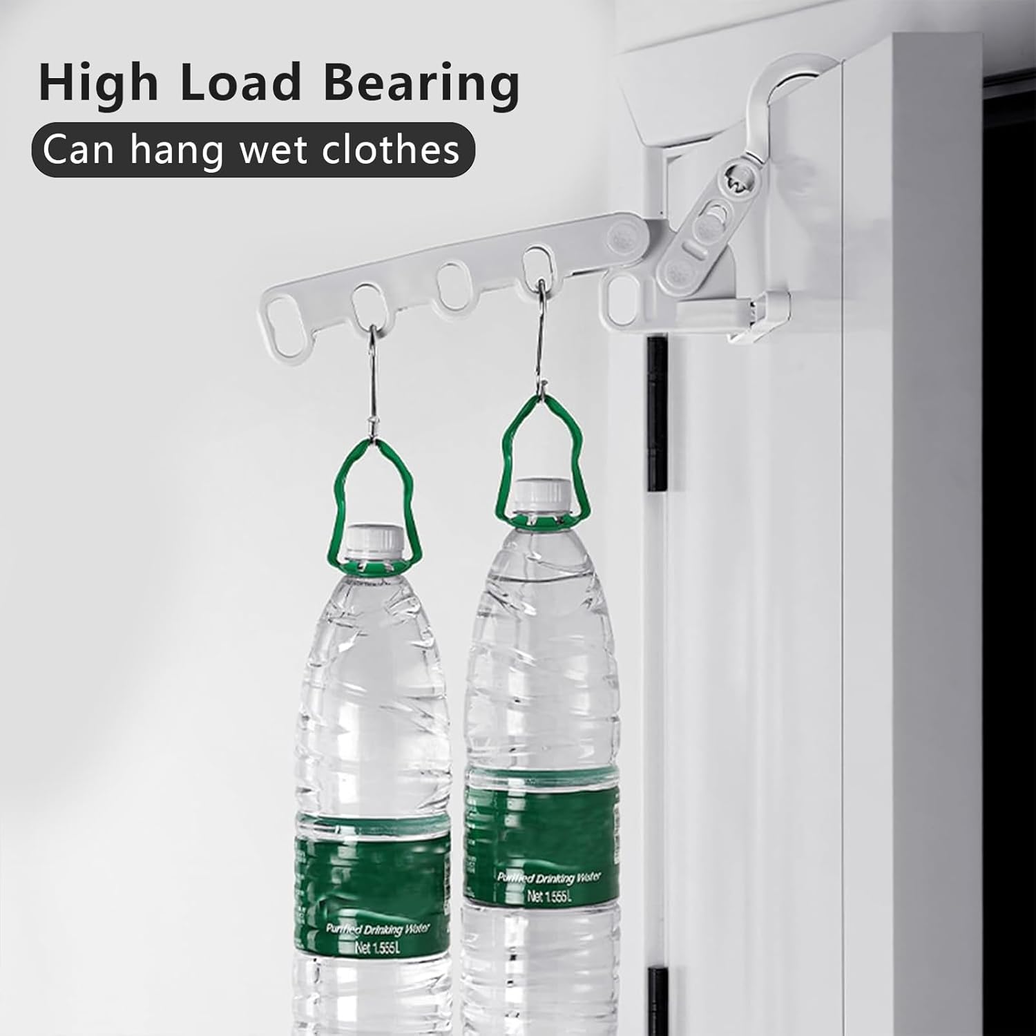 Set 2 Umerase pentru Haine, Suporturi de Uscare, 5 Gauri, Gri si Roz ...