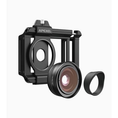Lentila macro cu zoom, Apexel, marire 10-20X, compatibil iPhone 16 ...