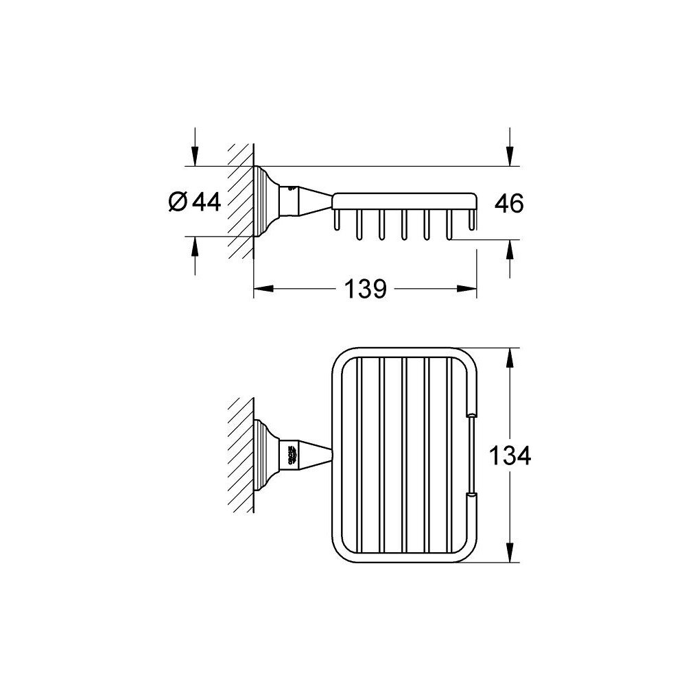 Suport cosmetice Grohe Essentials Authentic-40659001 - eMAG.ro