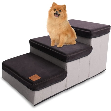 Scara pentru Animale de Companie, cu Spatiu de Depozitare, Kesment ...