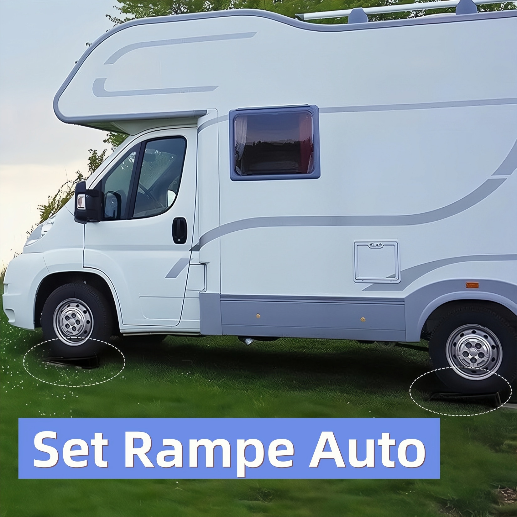 Set Rampe Auto, Set 2 rampe pentru autoturisme, Wacorresi, Set rampa ...