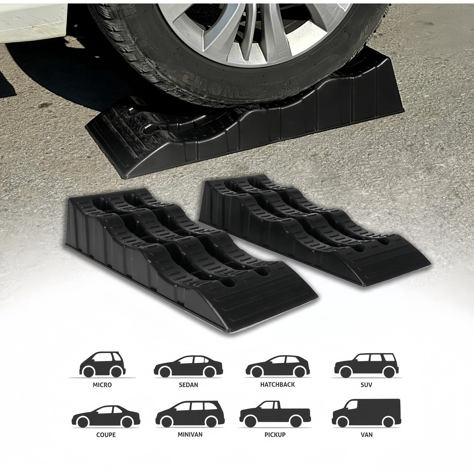 Set Rampe Auto, Set 2 rampe pentru autoturisme, Wacorresi, Set rampa ...