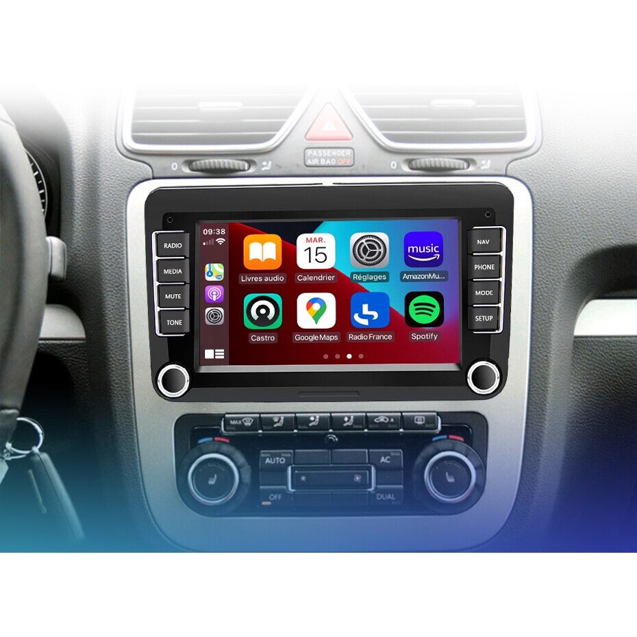 Navigatie Android 4GB Ram, Carplay Android si Auto, ecran 7inchi ...