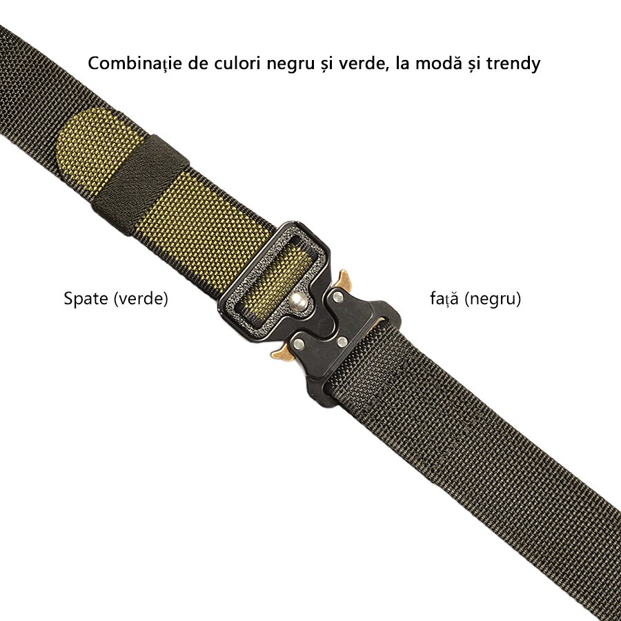 Curea tactica, Fosongya Heavy Duty Quick Buckle Military Mesh Work Belt ...