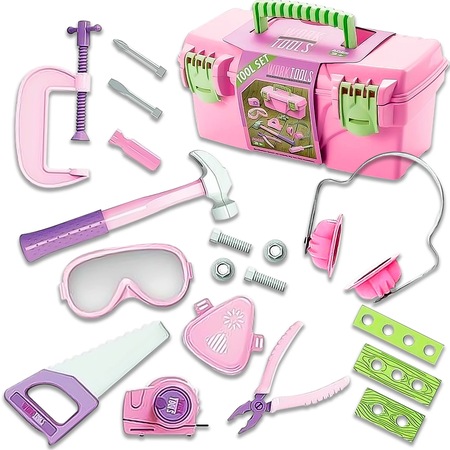 Trusa de Scule Jucarie Copii, GOSTOCK®, 20 Piese, Chei, Ciocan ...