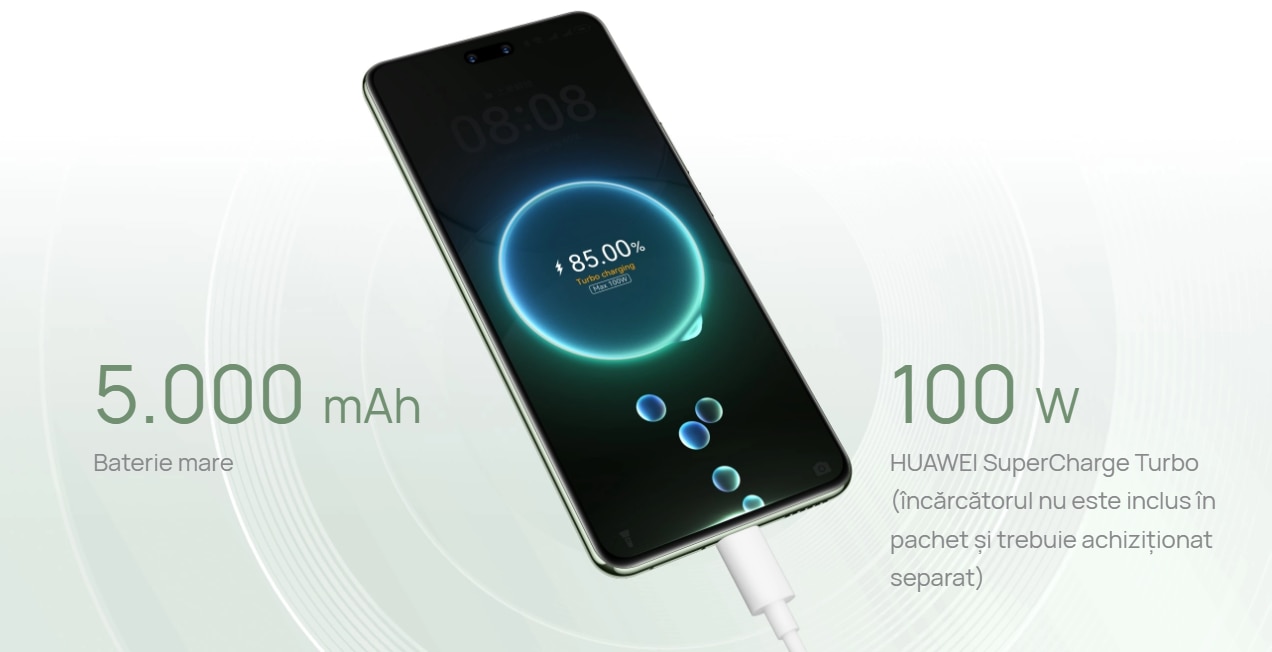 Смартфон Huawei nova 13 Pro, 12GB RAM, 512GB, Black - eMAG.bg