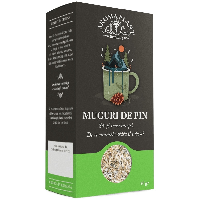 Ceai de Muguri Pin (Pinus sylvestris), 100% natural, fara aditivi sau ...